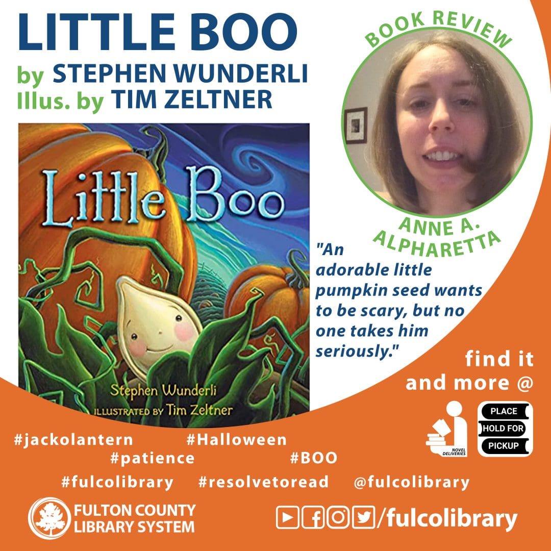 Picture Book Review: Little Boo by Stephen Wunderli | Fulton County ...