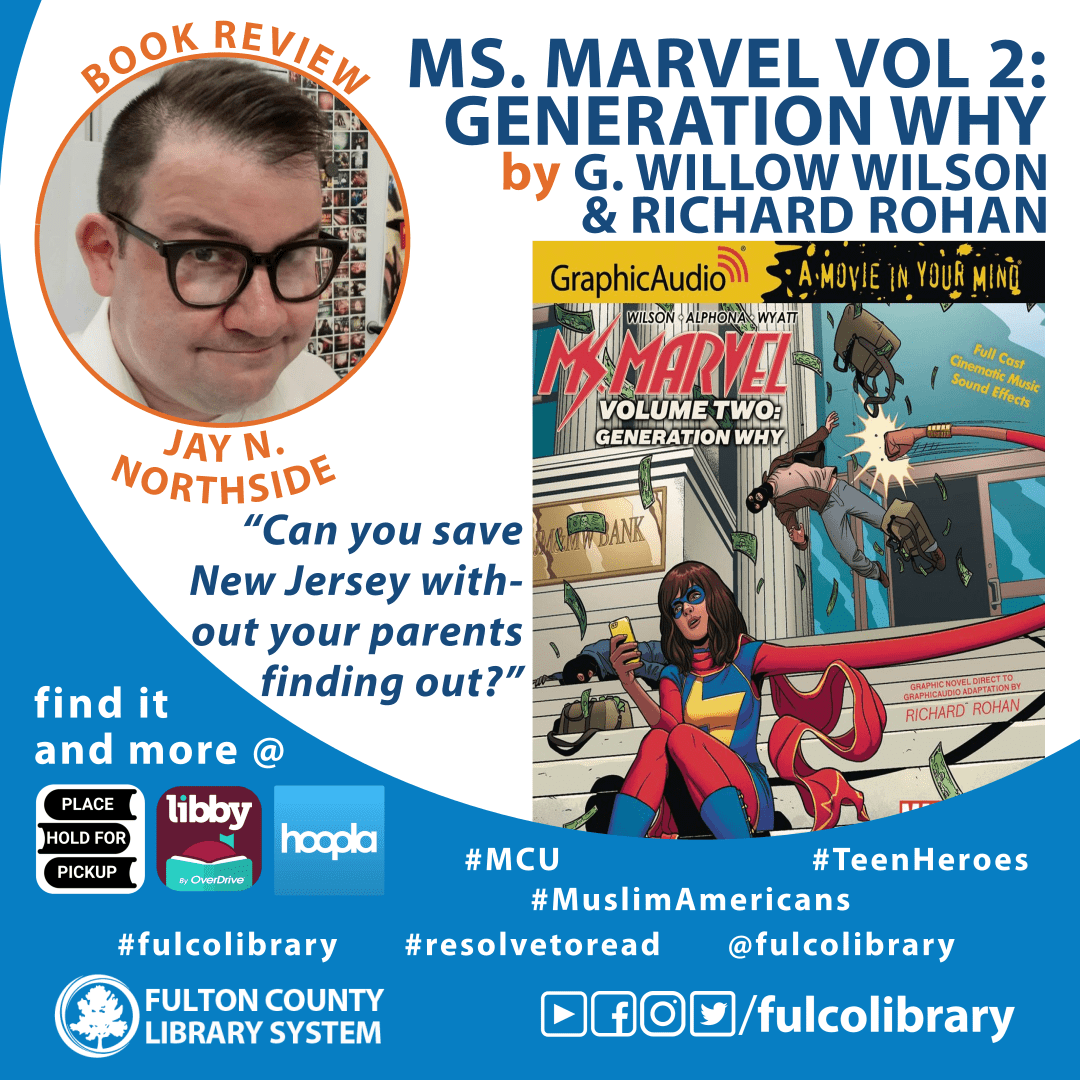 Audiobook Review: Ms. Marvel: Generation Why by G. Willow Wilson ...