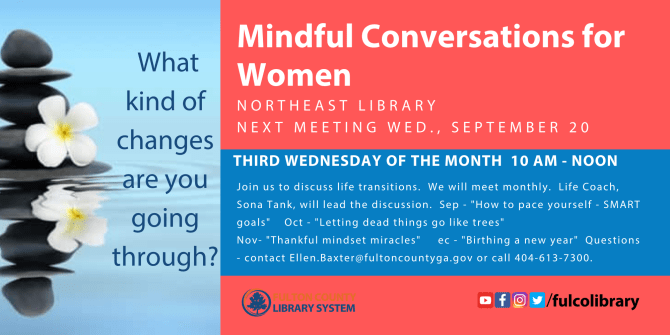 Mindful Conversations for Women | Fulton County Library System