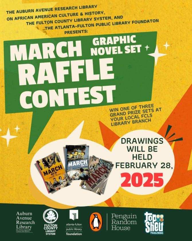 “March” Graphic Novel Raffle Contest! | Fulton County Library System